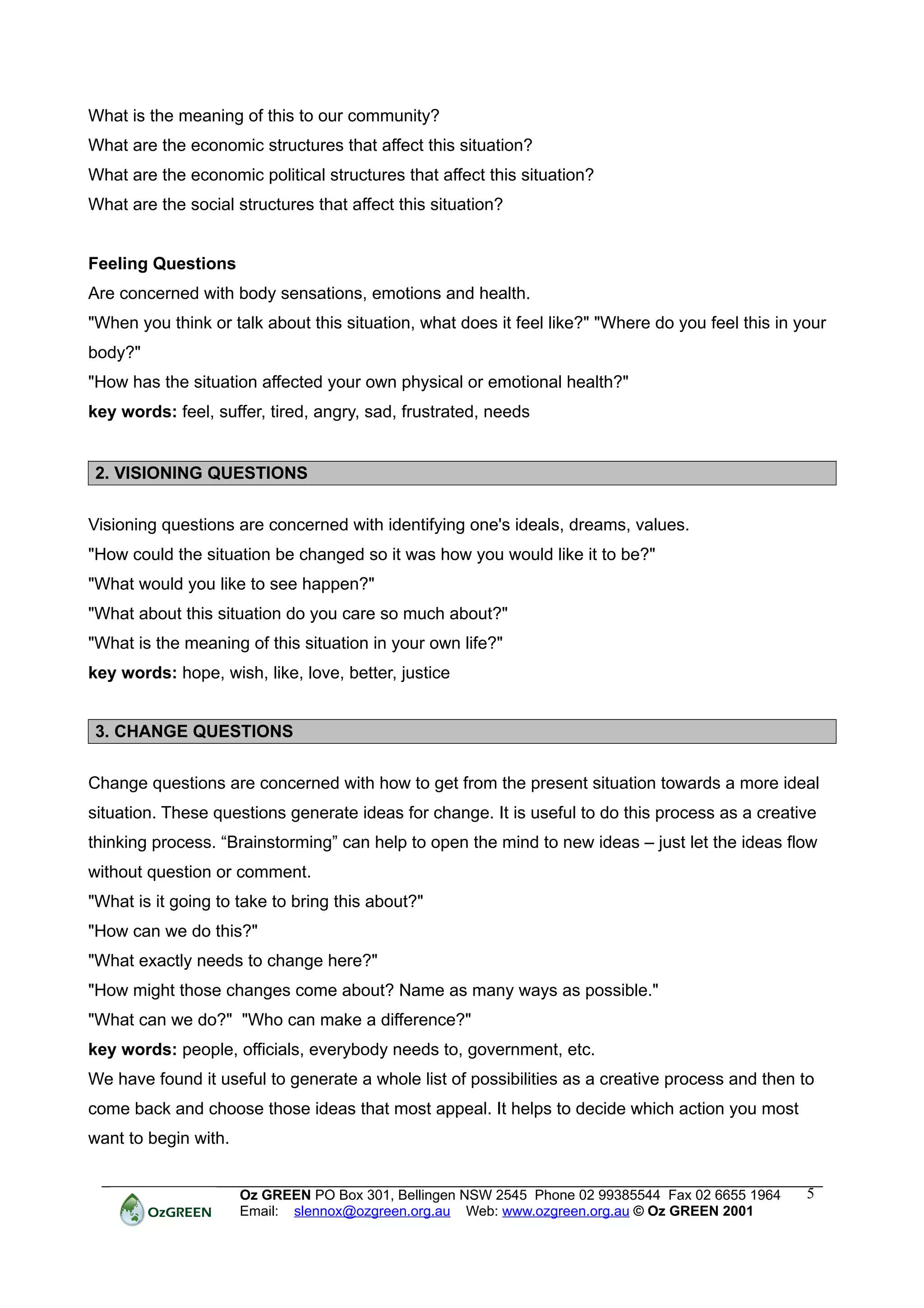 Strategic questioning | PDF