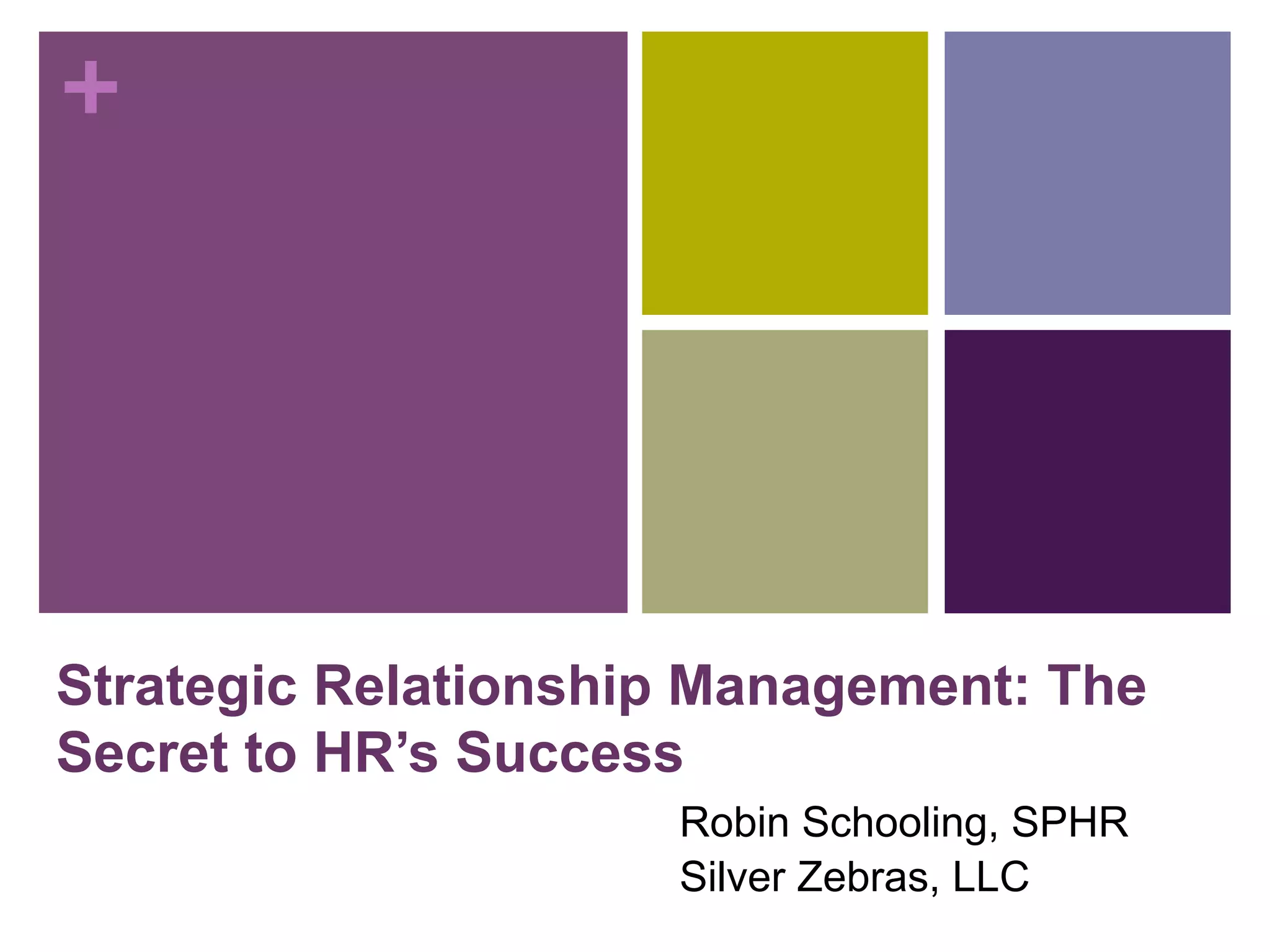 Strategic Relationship Management | PDF