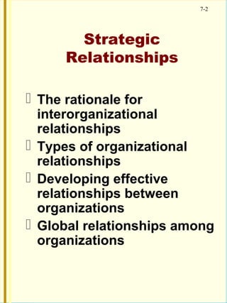 Strategic Relationships | PPT