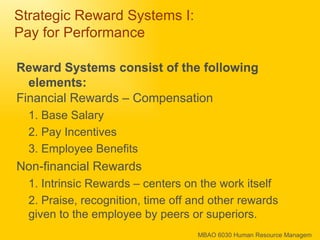 Strategic Reward Systems I | PPT