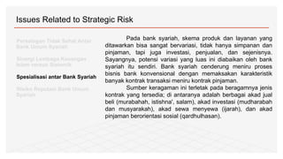 Strategic risk ini bank syariah in indonesia | PPTX