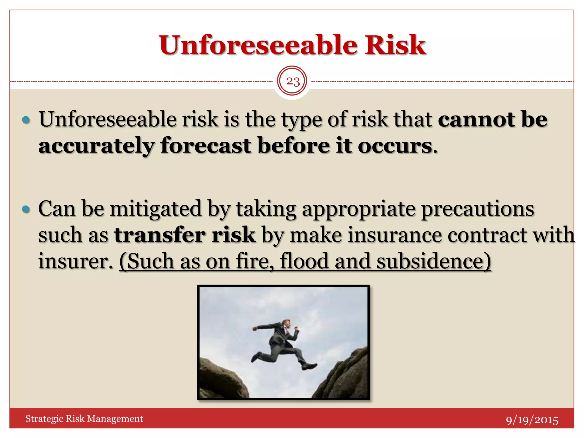 Strategic risk management | PPTX