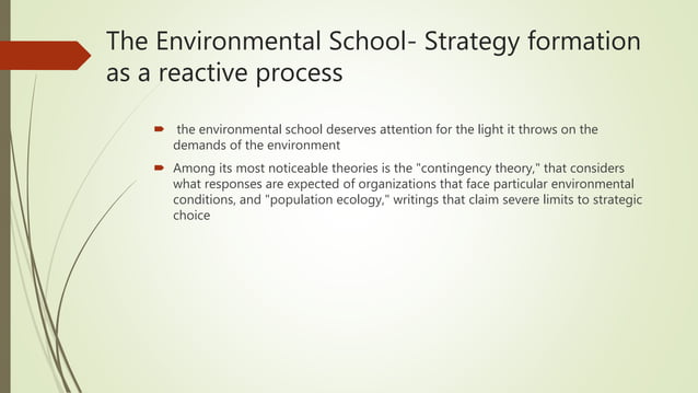 Strategic safari | PPTX | Education