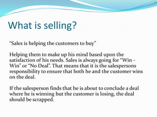 Strategic selling process | PPTX