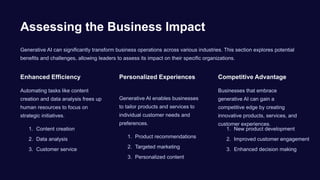 Strategic Steps to Success Generative AI for Business & IT Leaders.pptx