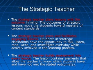 Strategic teaching and examples (1) | PPT