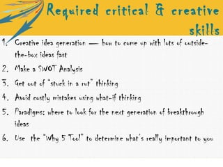 Strategic thinking | PPT | Business | Business and Finance