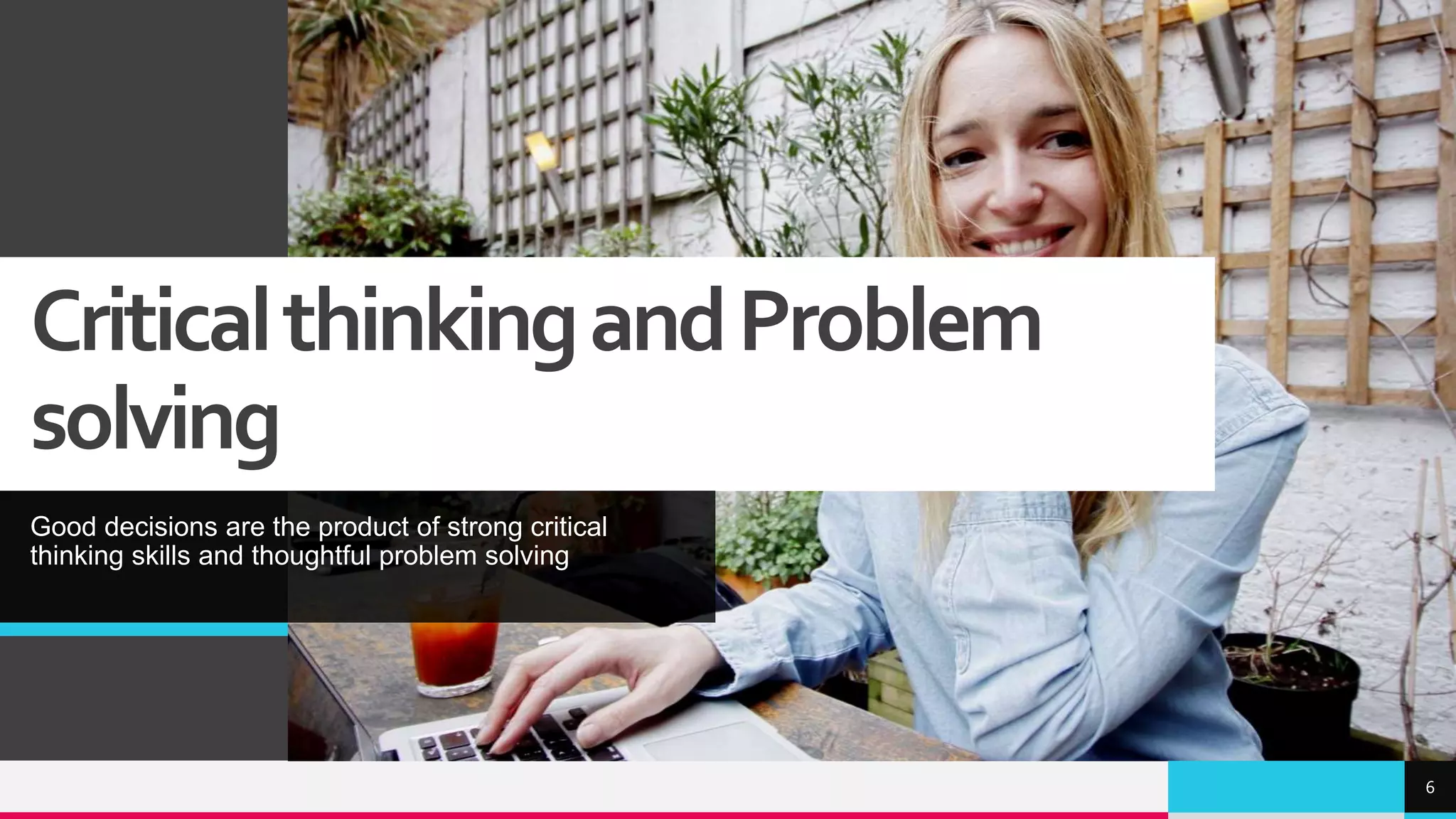 Strategic thinking, critical thinking and problem solving | PPTX