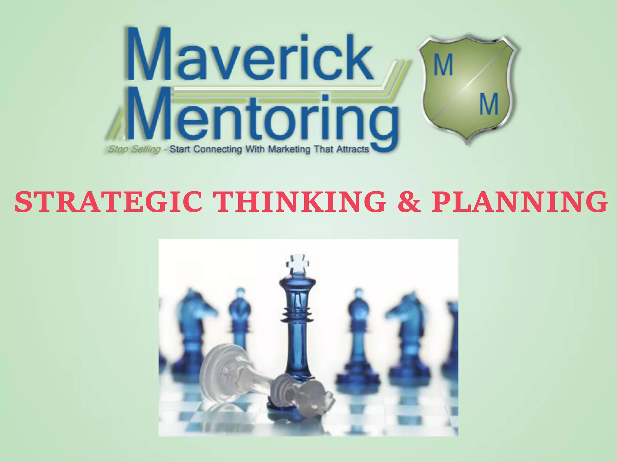 Strategic Thinking & Planning | PDF