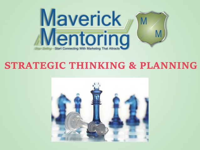 Strategic Thinking & Planning | PDF