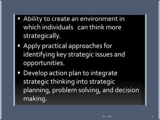 Strategic thinking (slides) | PPTX