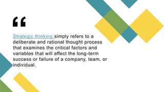 Strategic thinking training course brisbane sydney melbourne perth ...