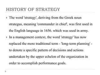 Strategic training | PPTX