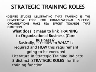 STRATEGIC TRAINING FOR HUMAN RESOURCE MANAGEMENT | PPTX