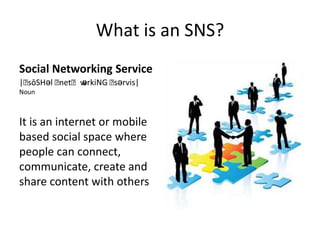 Strategic uses of sns & microblogs | PPT