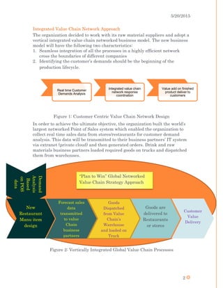 Strategic value chain collaboration management case study | PDF | Food ...