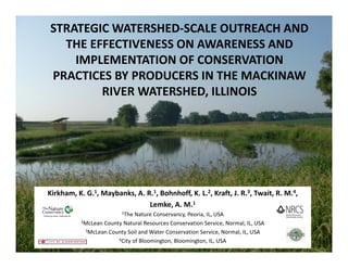 Strategic watershed scale outreach | PPT