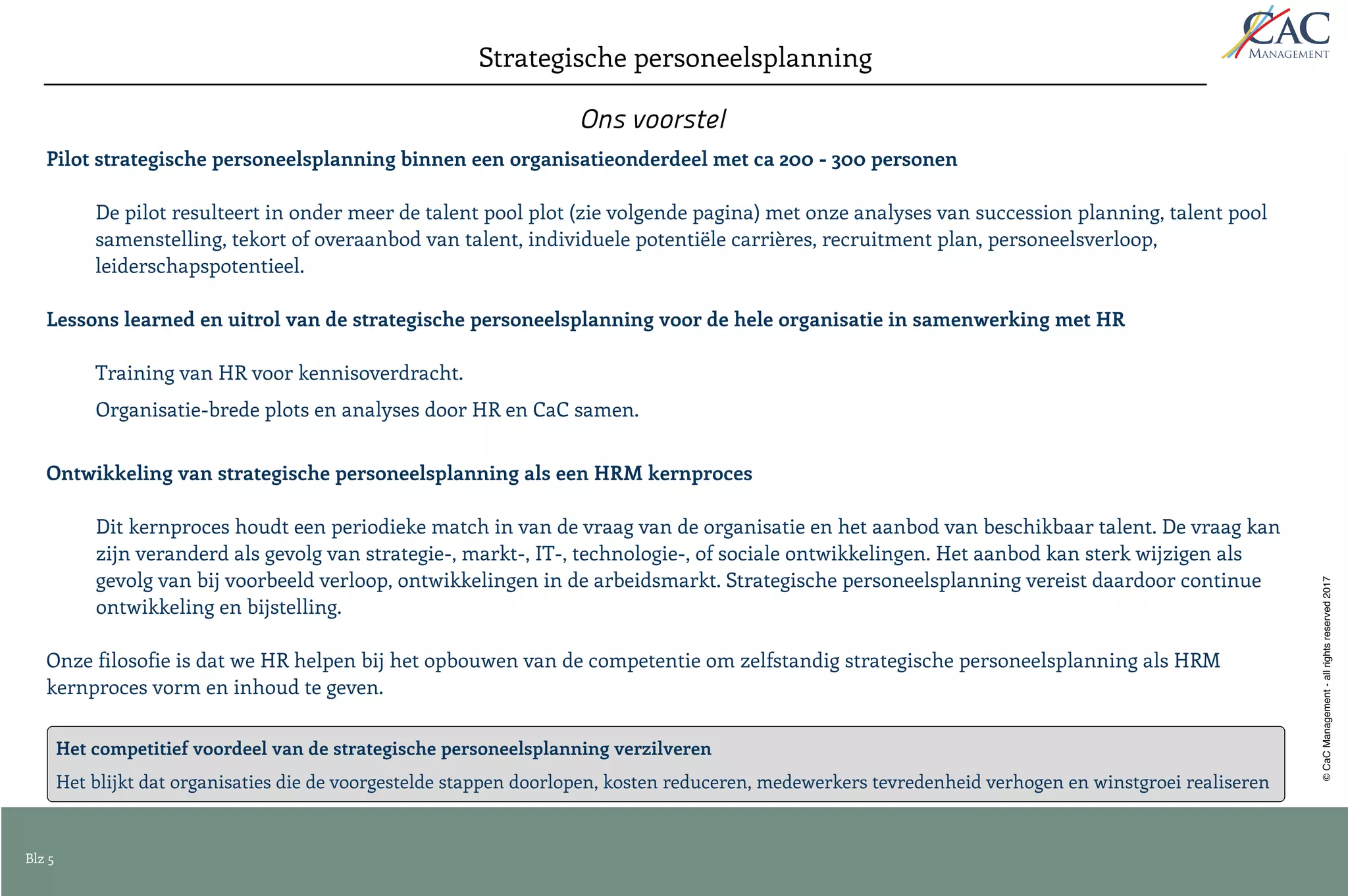 Strategic workforce planning - Strategische personeelsplanning | PDF