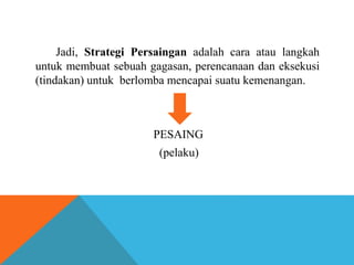 Strategi Dan Analisa Persaingan Dalam Berwirausaha.pptx