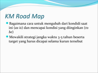 Strategi dan pengukuran km | PPT