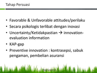 Strategi difusi inovasi individu | PPTX