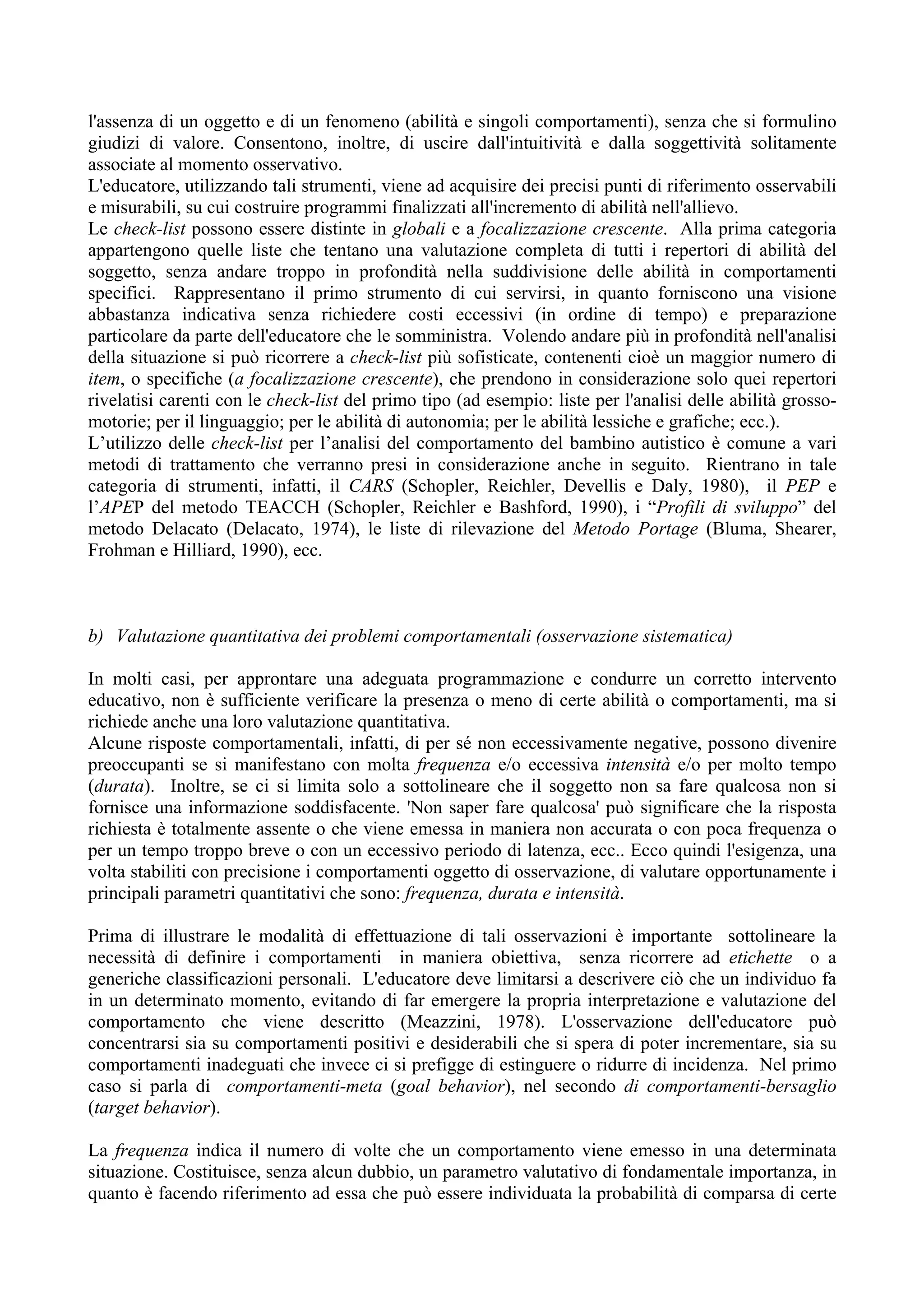 Strategie di modificazione del comportamento n | PDF