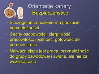 Strategie kariery zawodowej | PPT | Career Planning | Careers