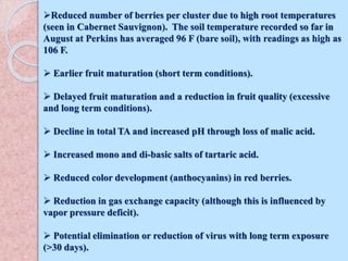 Strategies to overcome climate change effect on fruit | PPTX