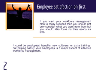 Strategies for effective workforce management via Crowdinvest | PPT