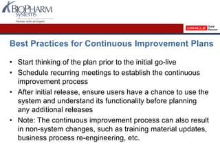 Strategies for Continuous CTMS Improvement | PPT