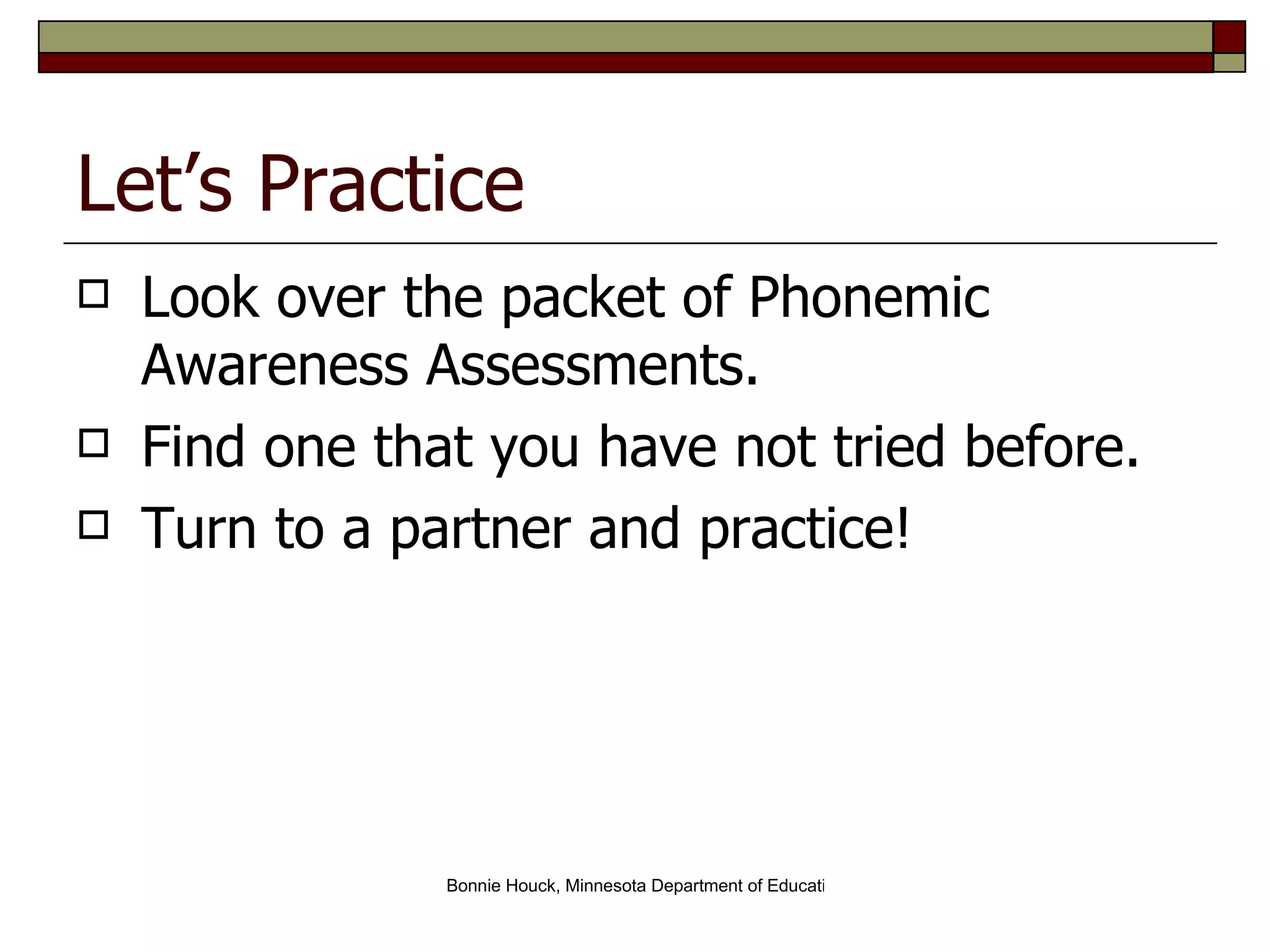 Strategies for Incorporating the National Reading Panels Five ...