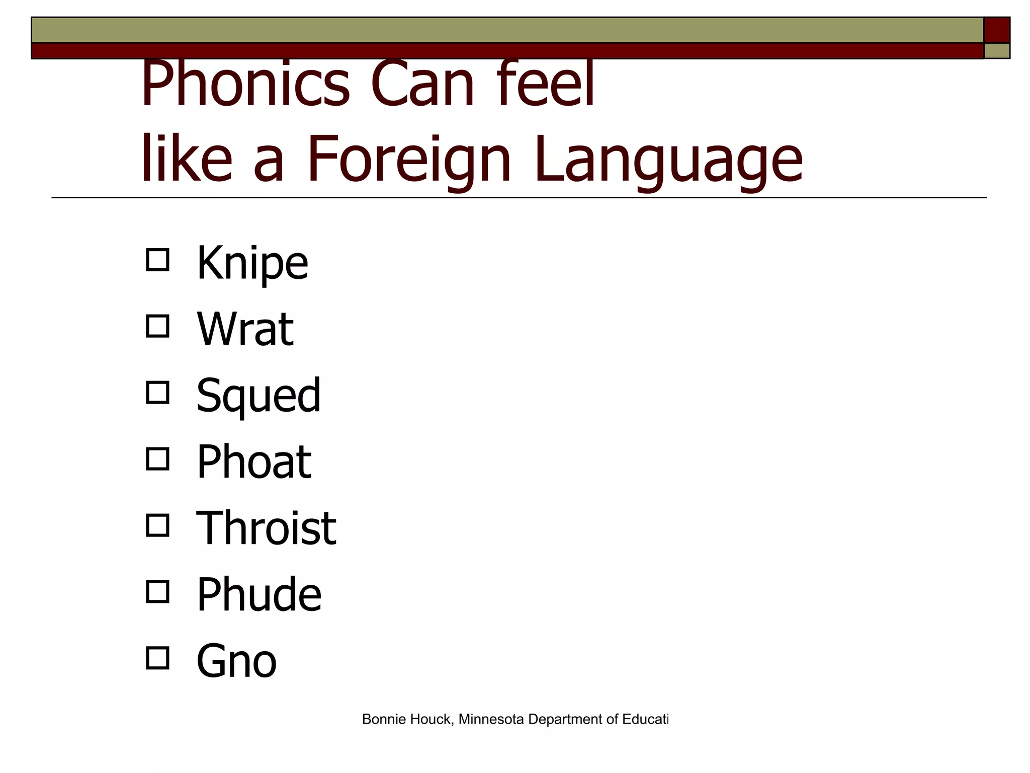Strategies for Incorporating the National Reading Panels Five ...