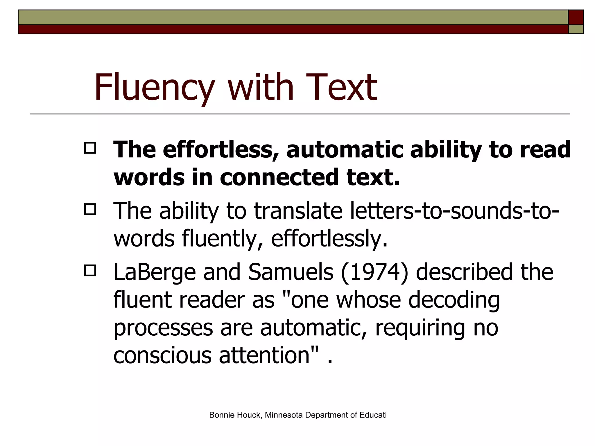 Strategies for Incorporating the National Reading Panels Five ...