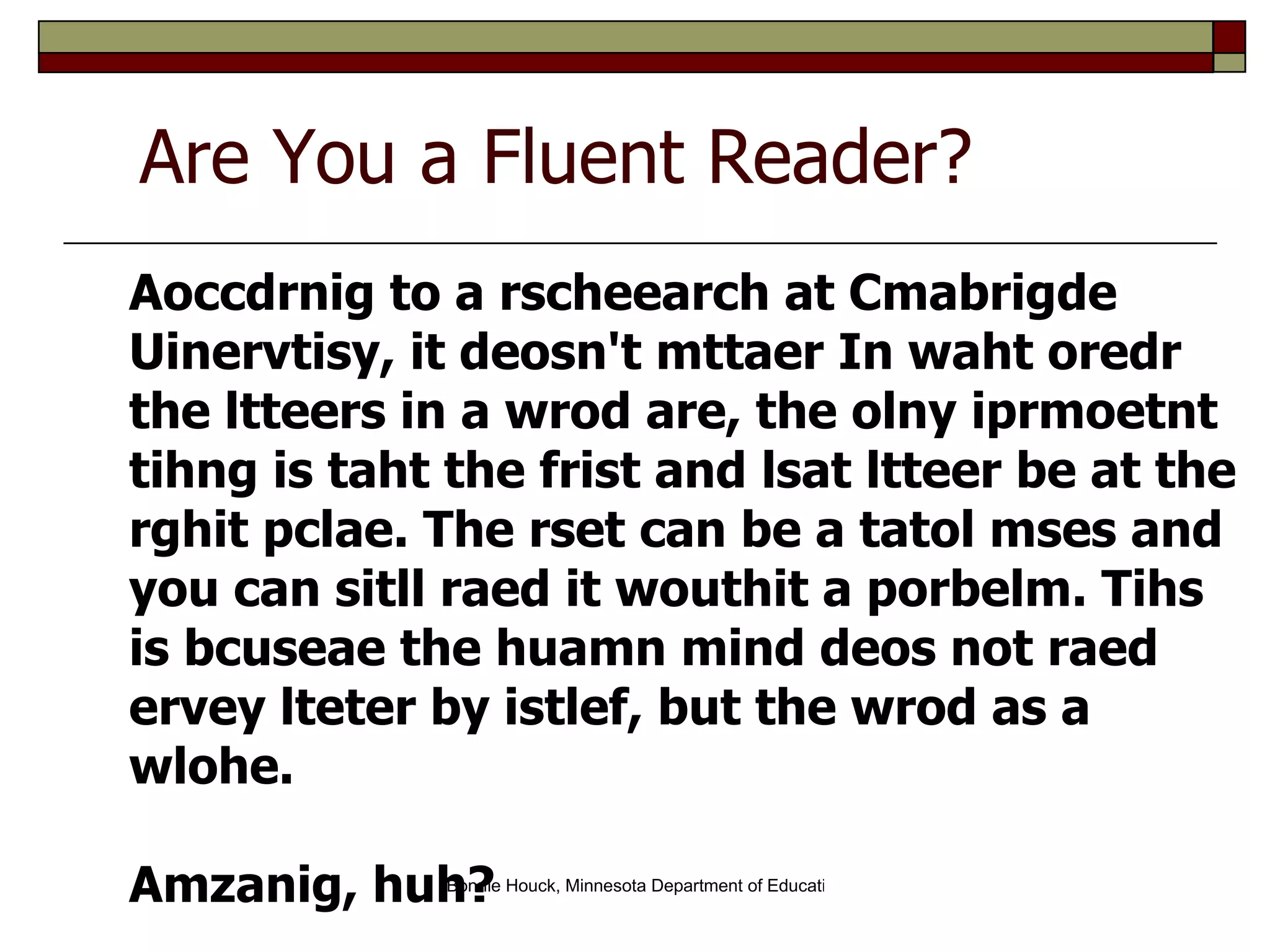 Strategies for Incorporating the National Reading Panels Five ...