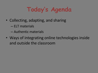 Strategies for Integrating Technology in the Language Classroom | PPT