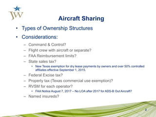 Strategies for Sharing a Business Aircraft | PDF