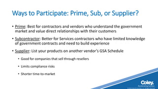 5 Strategies to Increase GSA Schedule Sales | PDF