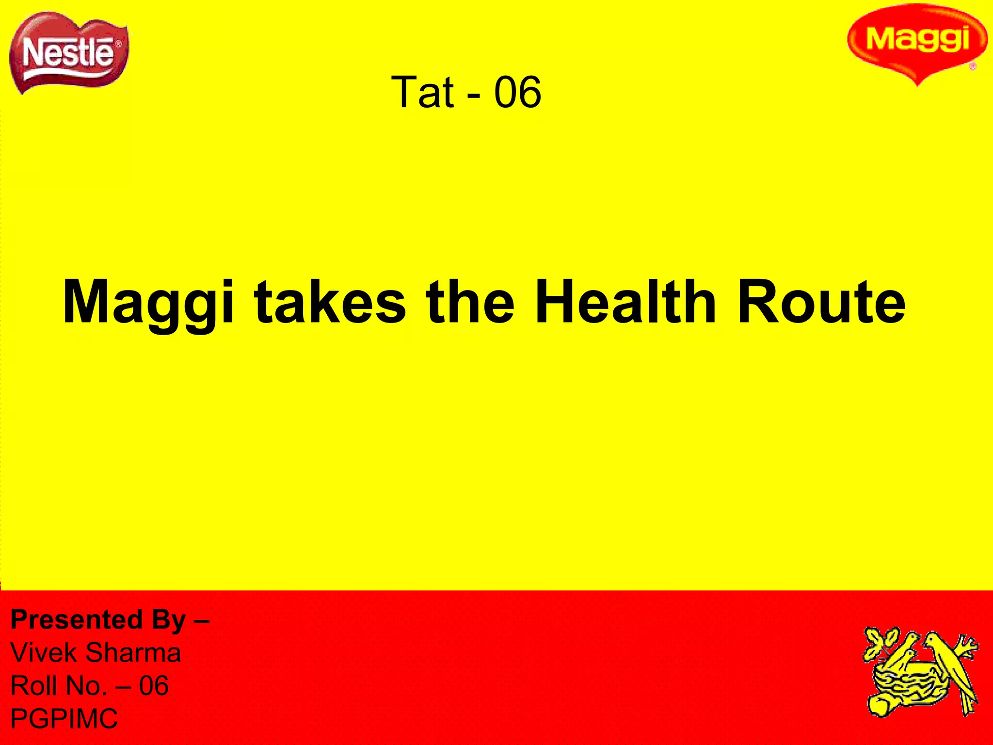 Strategies of Maggi | PPT