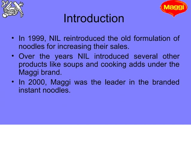 Strategies of Maggi | PPT