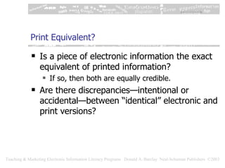 Estrategies for Evaluating Information | PPT