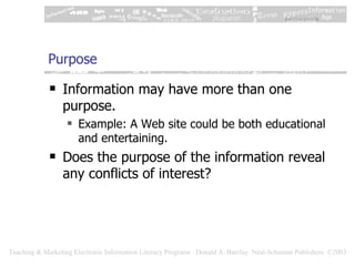 Estrategies for Evaluating Information | PPT