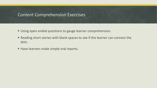 Strategies and activities for english language learners | PPT