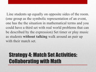 Strategies and Activities to Engage Kids in Mathematics | PPTX