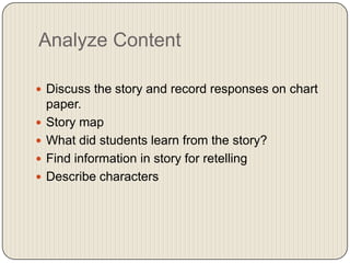 Strategies and skills during shared reading for esl | PPTX