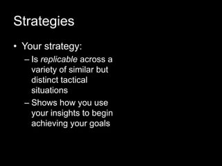 GOST: Goals, Objectives, Strategies and Tactics | PPTX