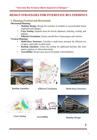 STRATEGIES & DATA this is related to design and related to bus terminal ...