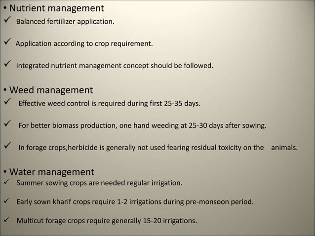 ENHANCING FODDER PRODUCTION | PPT | Agriculture | Industries