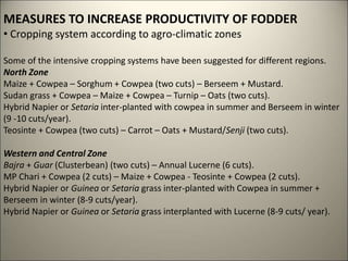 ENHANCING FODDER PRODUCTION | PPT