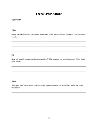 Prior Knowledge Graphic Organizer