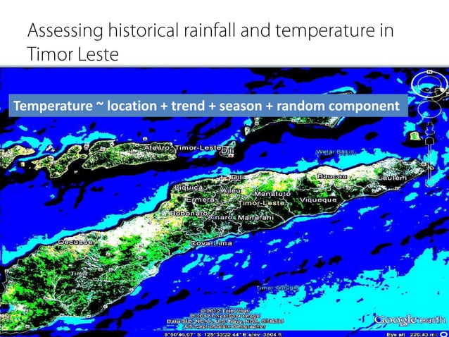 Strategies for adaptation to climate change in Timor Leste: the ...